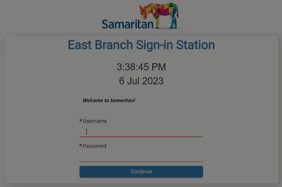 Sign-In Station Methods