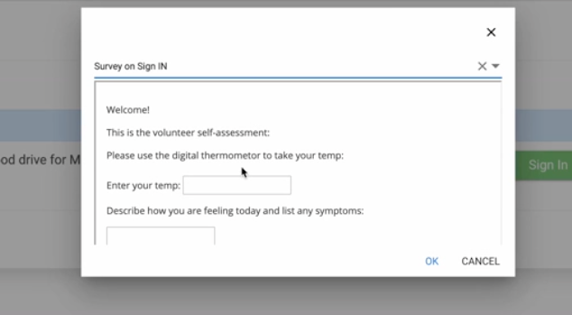 Surveys on Sign-In Stations (SIS)